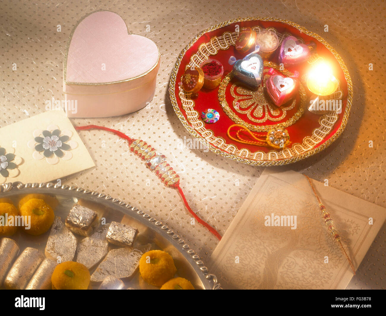 Rakhi thali hi-res stock photography and images - Alamy