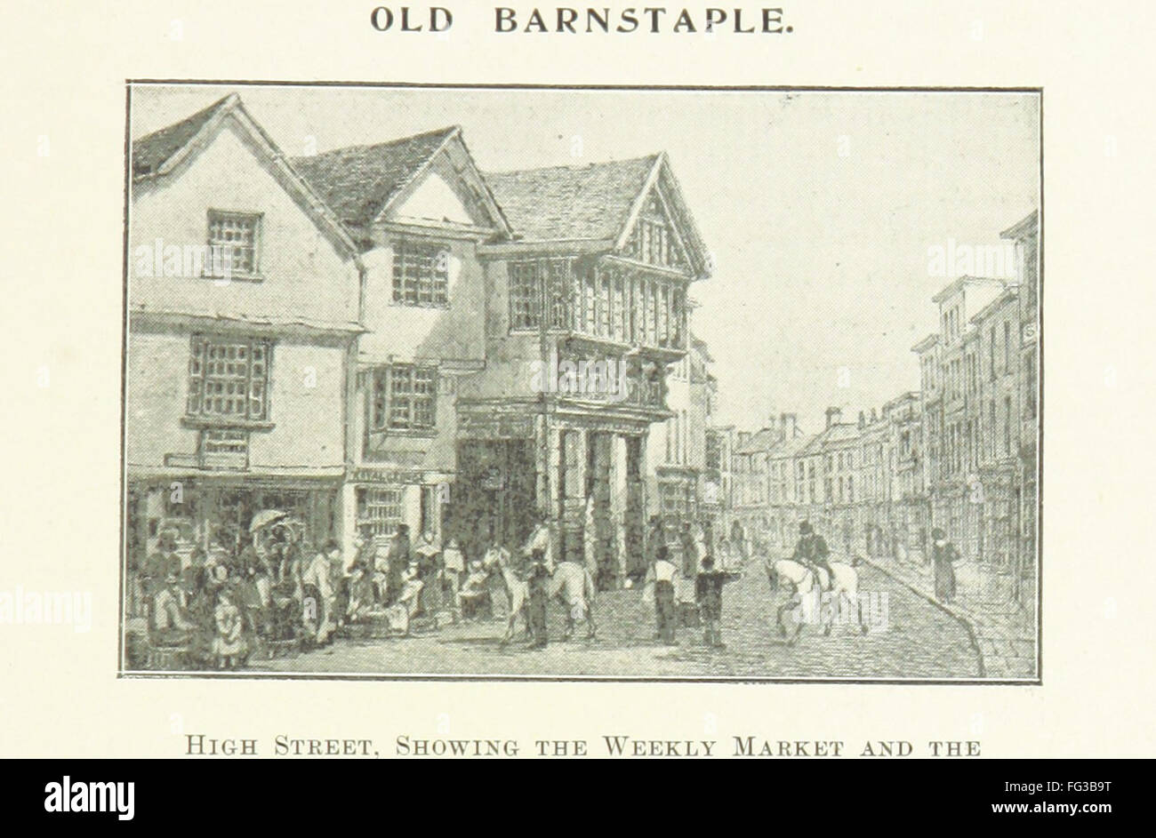 A vintage illustrated book about Barnstaple, covering the town’s ...