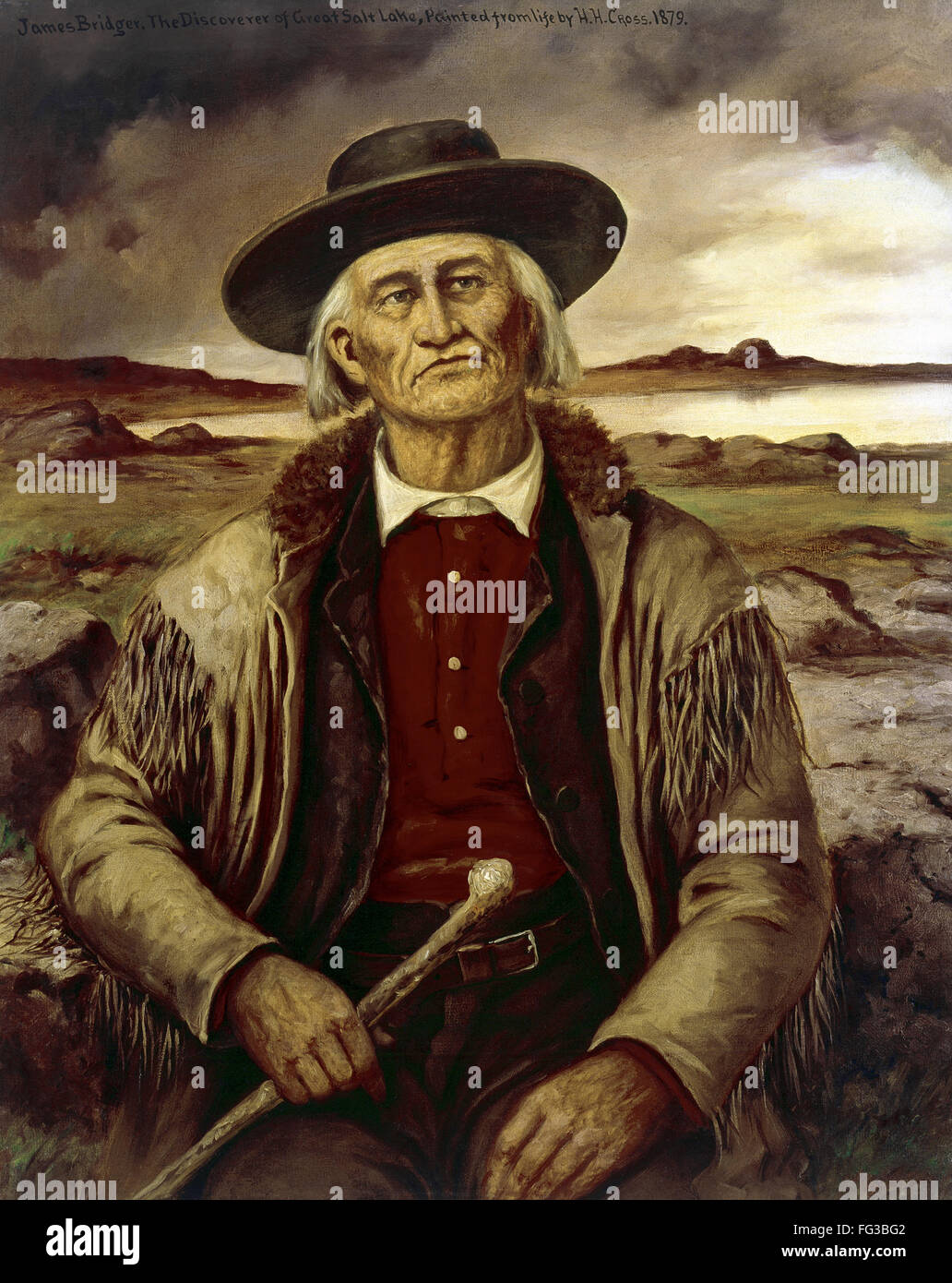 JAMES BRIDGER (1804-1881). /nAmerican fur trader and mountain man ...