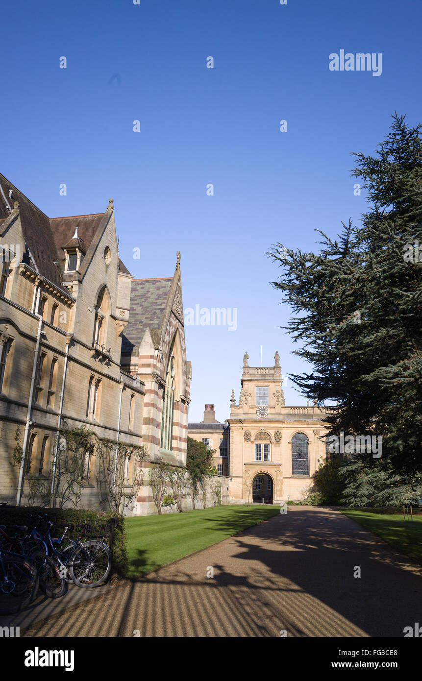 Trinity college, university of Oxford, England Stock Photo - Alamy