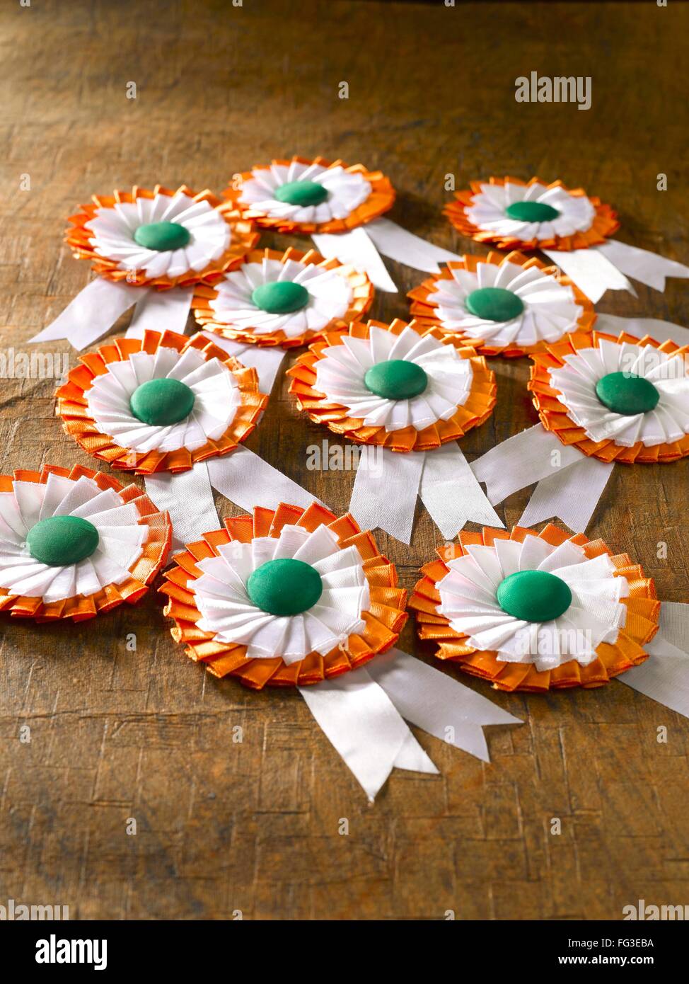 Indian flag badge India Stock Photo - Alamy