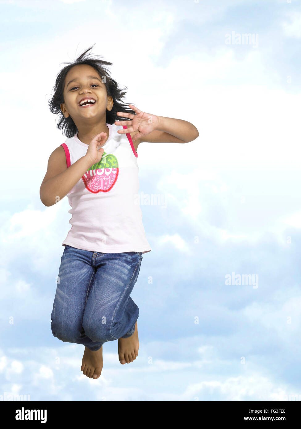 Kids jumping for joy hi-res stock photography and images - Alamy