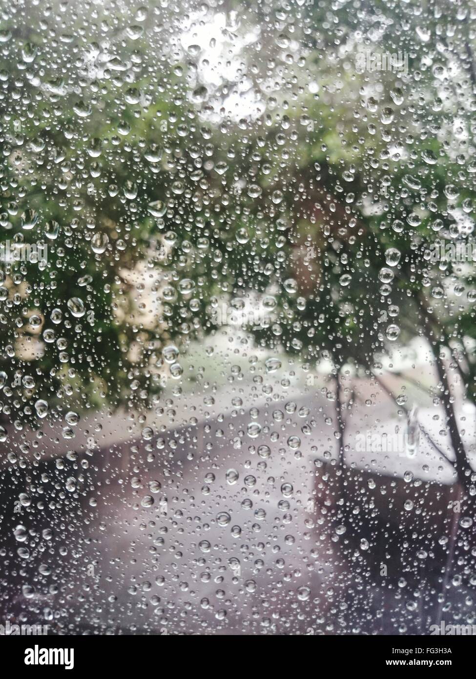 Rainy Day Through The Window High Resolution Stock Photography and ...