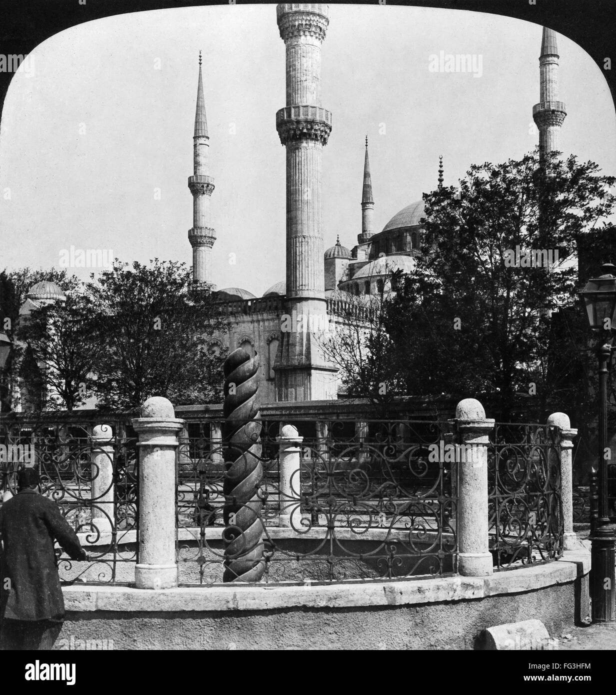 ISTANBUL: SERPENT COLUMN. /nAncient Greek bronze column, originally ...