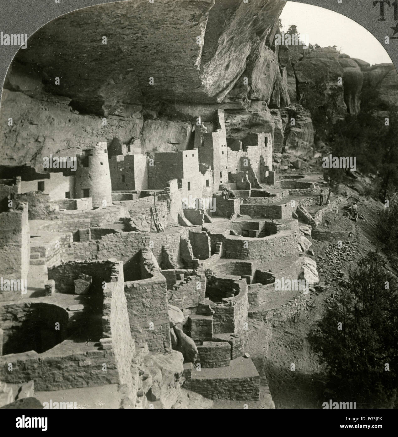 COLORADO: MESA VERDE. /nPrehistoric Pueblo Native American dwelling ...