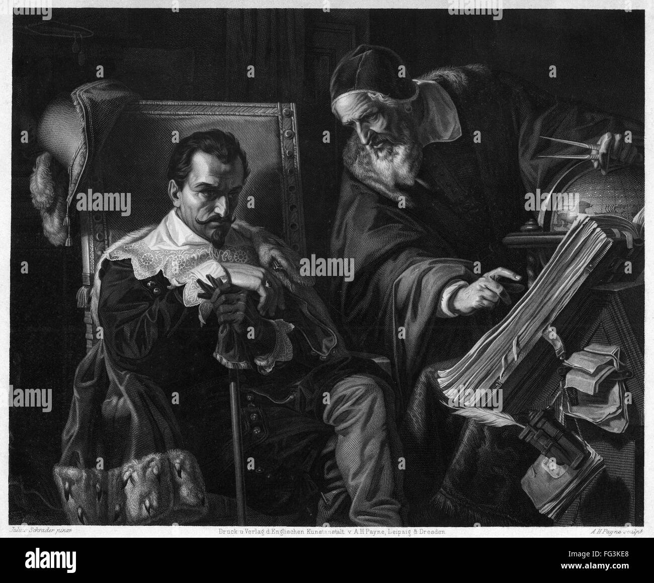 ALBRECHT von WALLENSTEIN /n(1583-1634). Albrecht Eusebius Wenzel von ...