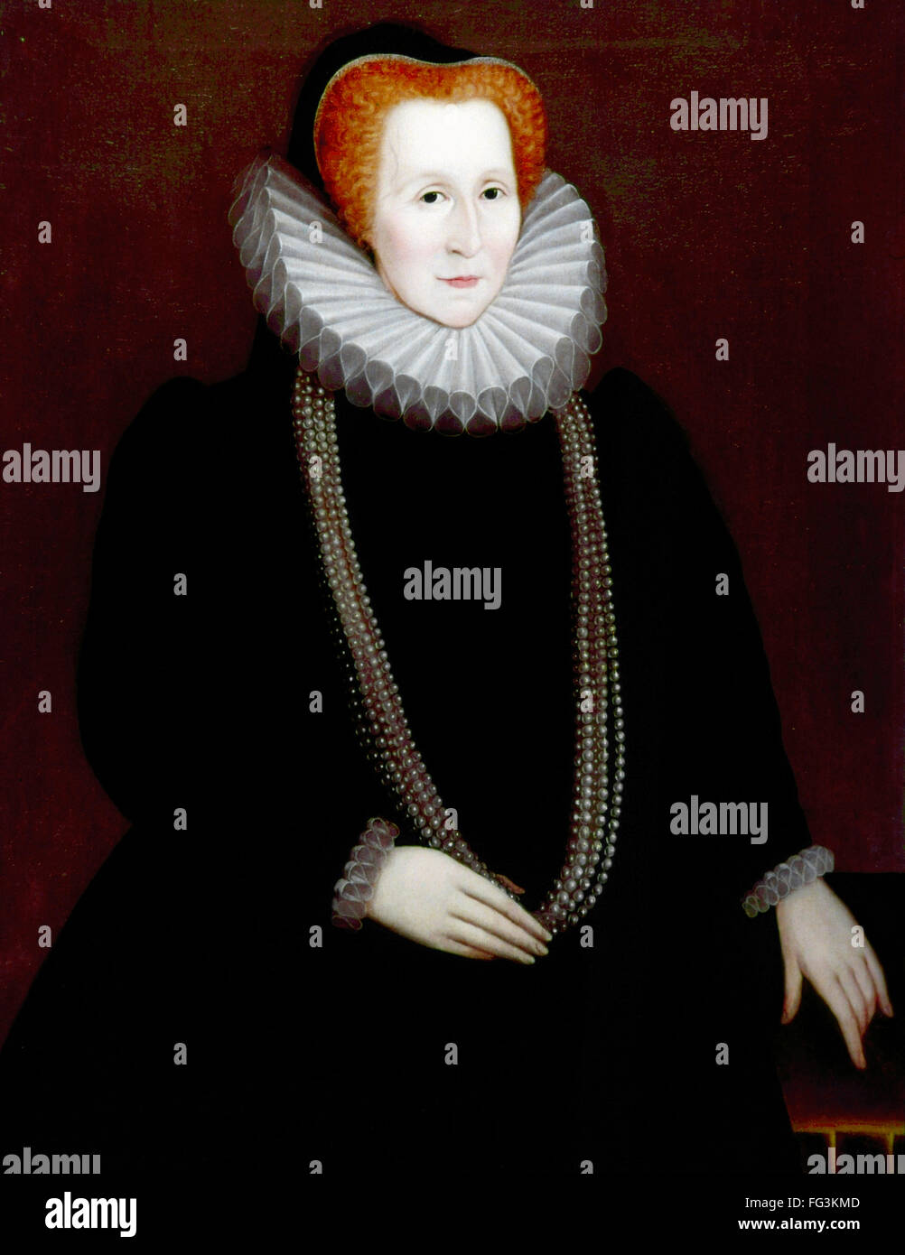 ELIZABETH TALBOT (c1527-1608). /nKnown as Bess of Hardwick. Countess of ...