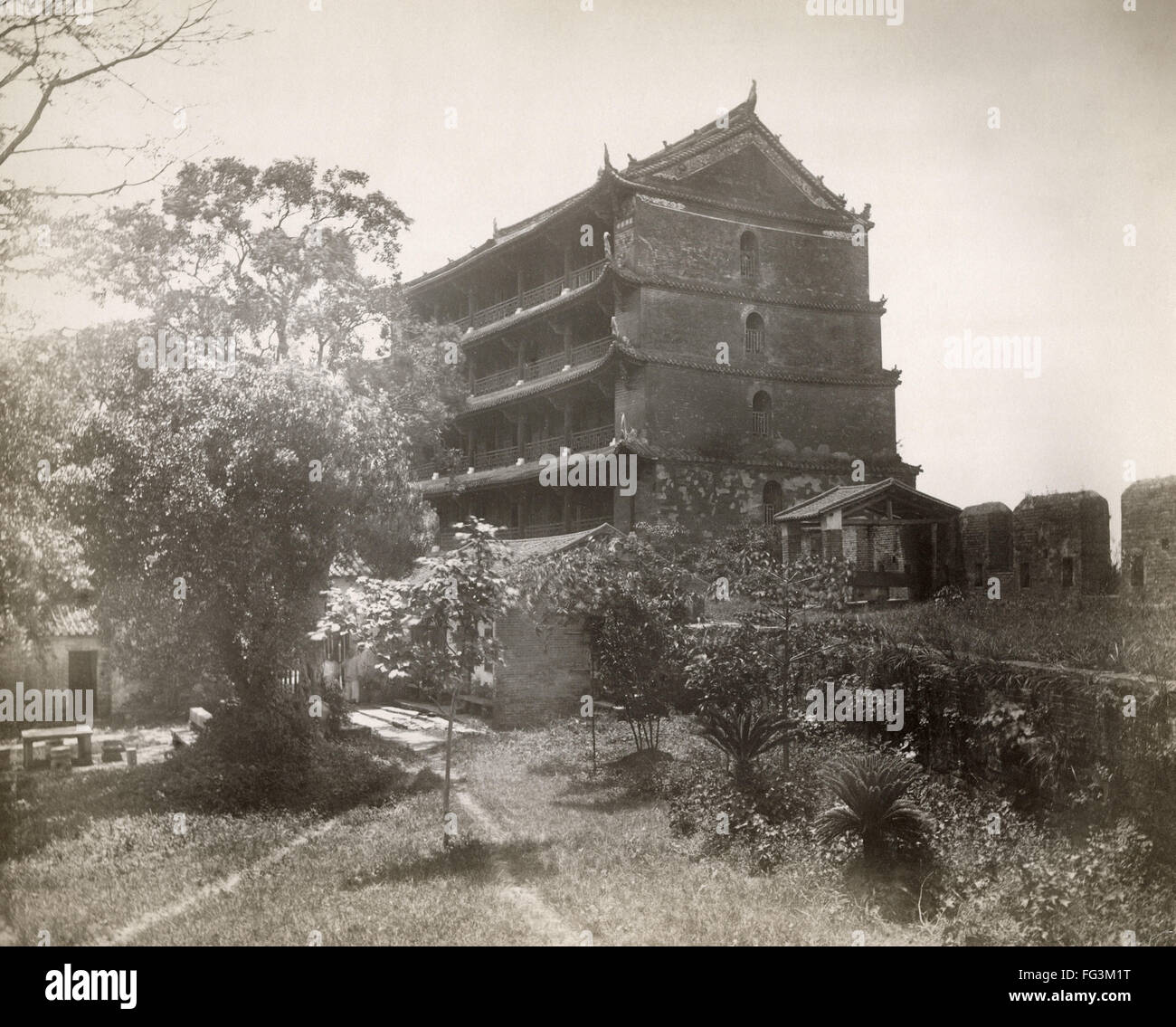 CHINA: PAGODA. /nThe Zhenhai Tower, also known as the Five Stories ...