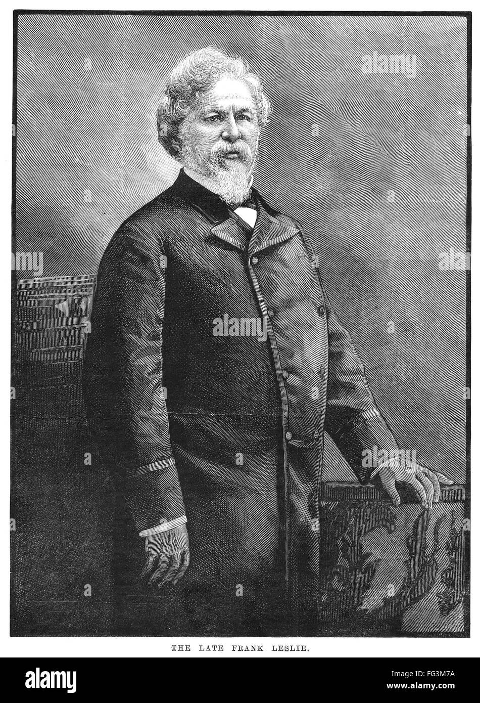 FRANK LESLIE (1821-1880). /nAmerican illustrator, journalist and publisher. Engraving, 1880 ...