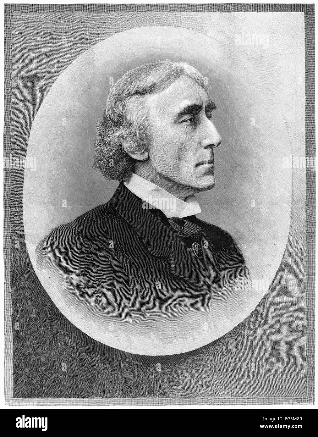 HENRY IRVING (1838-1905). /nEnglish actor. Engraving, 1891 Stock Photo ...