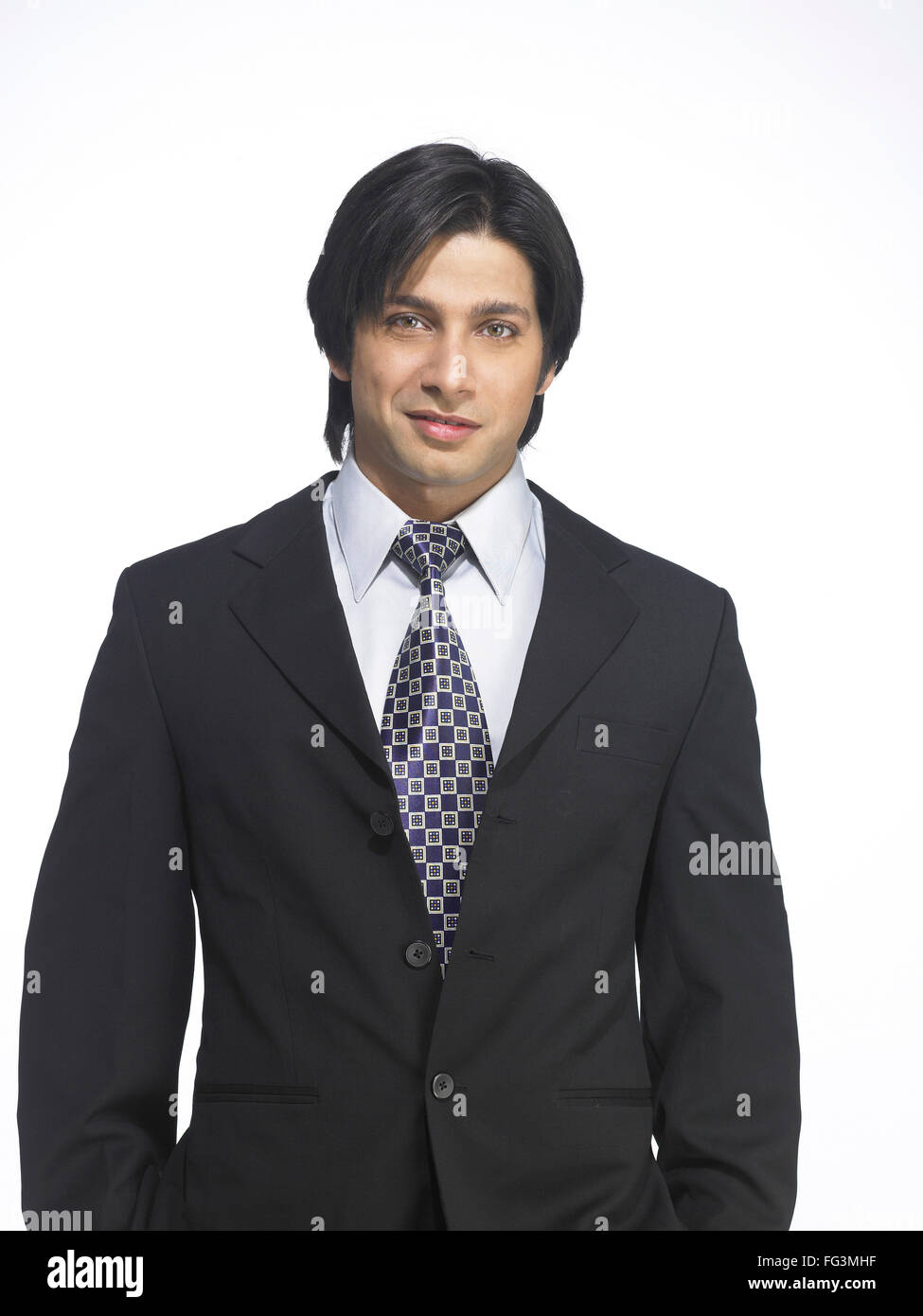 South Asian Indian executive man standing in style MR Stock Photo - Alamy