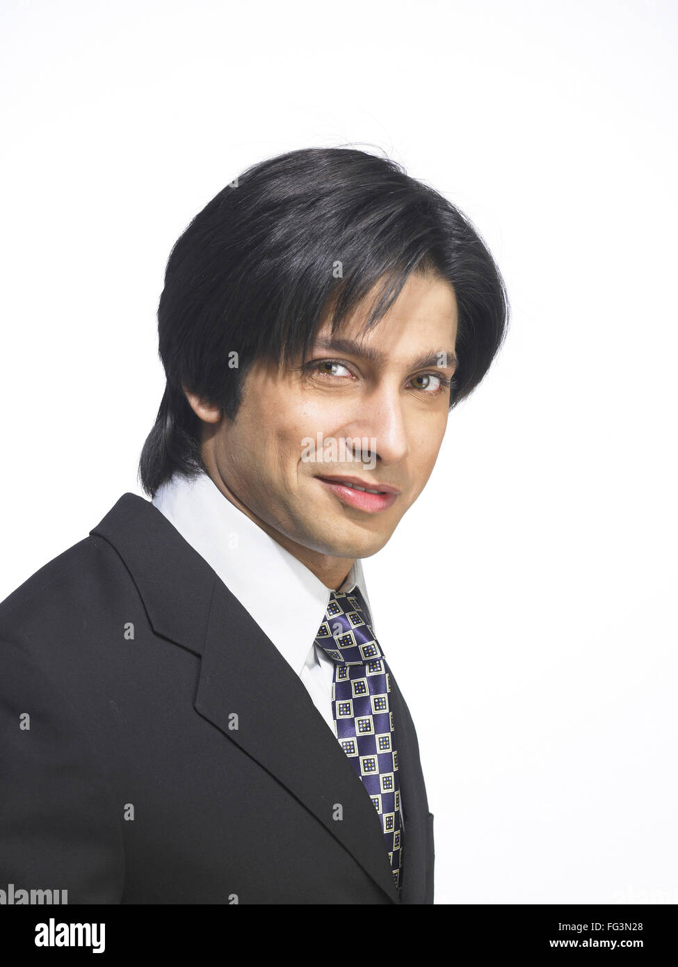 Portrait of South Asian Indian executive man MR Stock Photo - Alamy