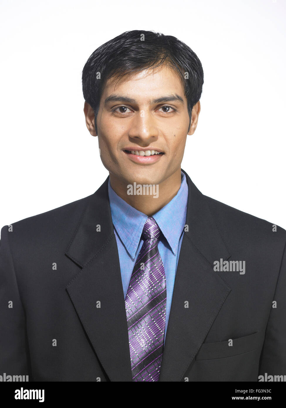 Portrait of South Asian Indian executive man MR Stock Photo - Alamy
