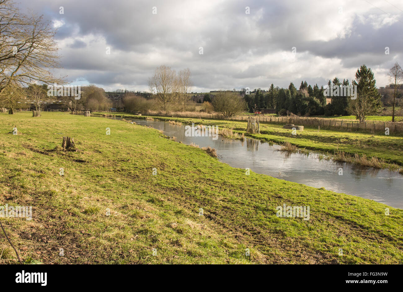 River Darent at Eynsford Stock Photo - Alamy