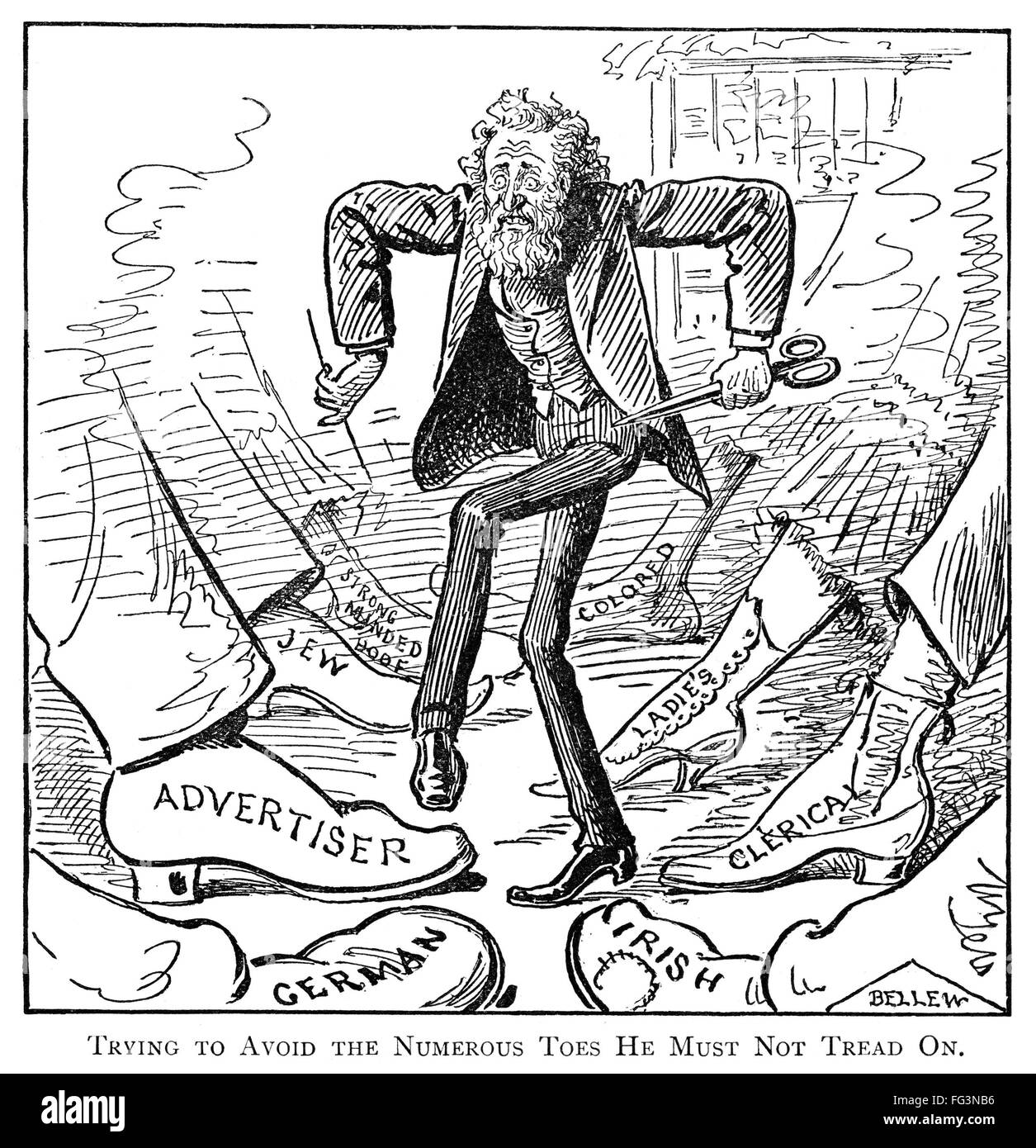 Newspaper Editor Cartoon