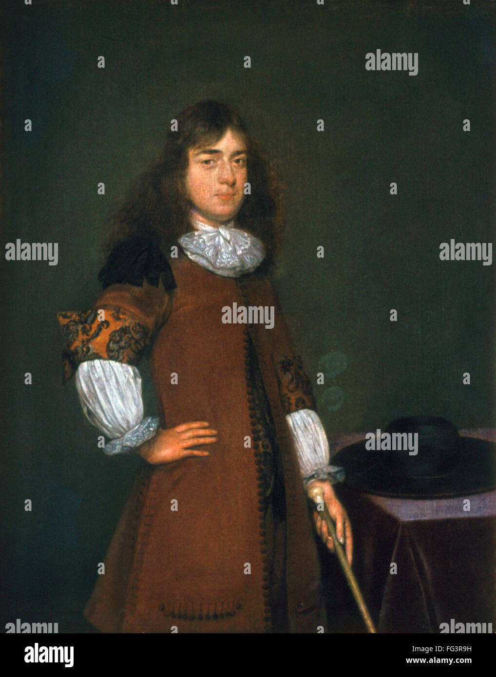 TER BORCH: MAN. /nPortrait of a man. Painting by Gerard Ter Borch, mid ...