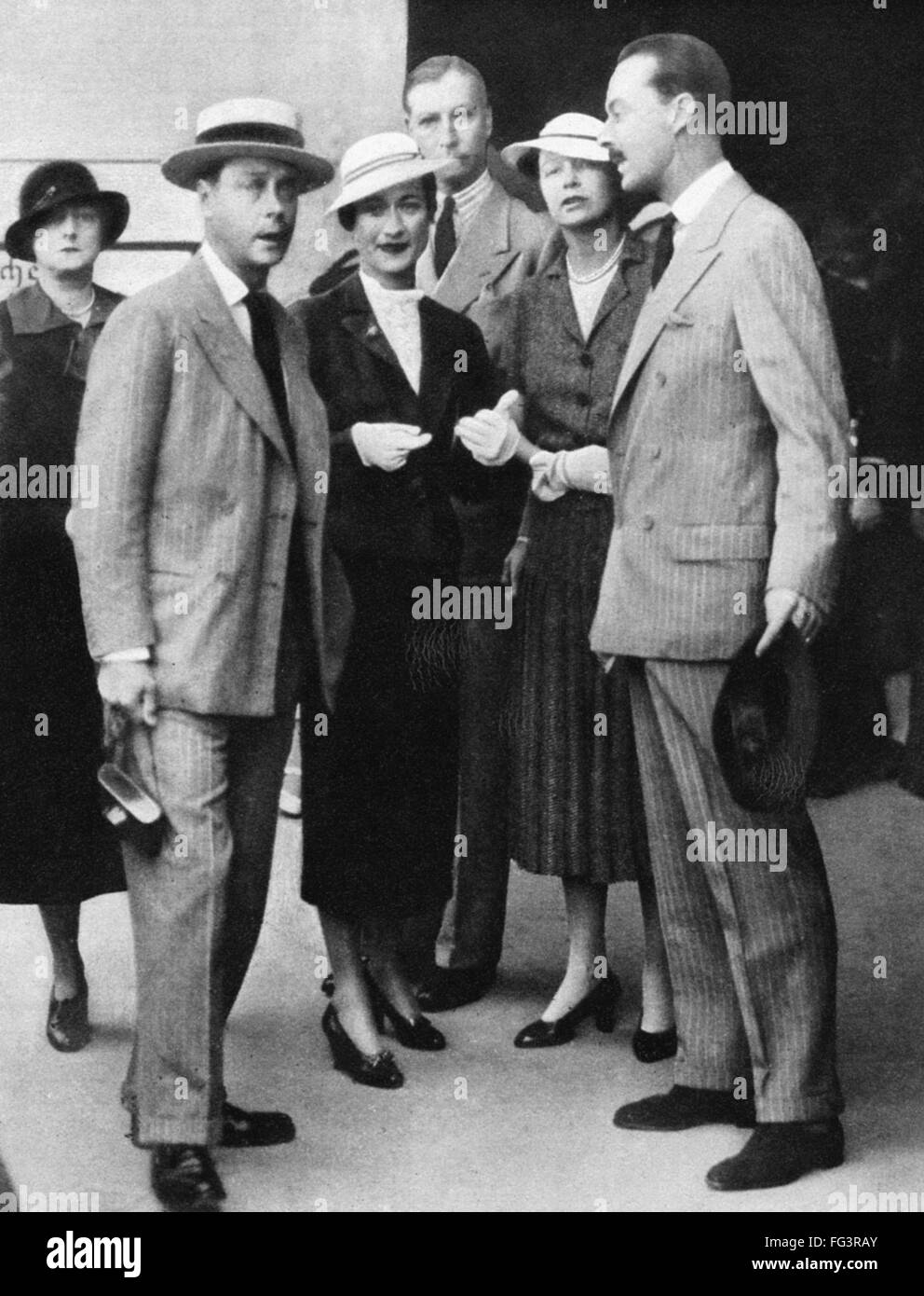 DUKE & DUCHESS OF WINDSOR. /nKing Edward VIII and Mrs. Wallis Simpson ...
