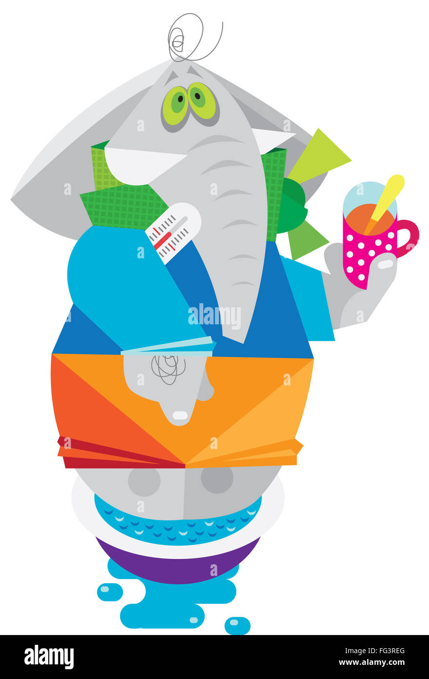 Sick elephant hi-res stock photography and images - Alamy