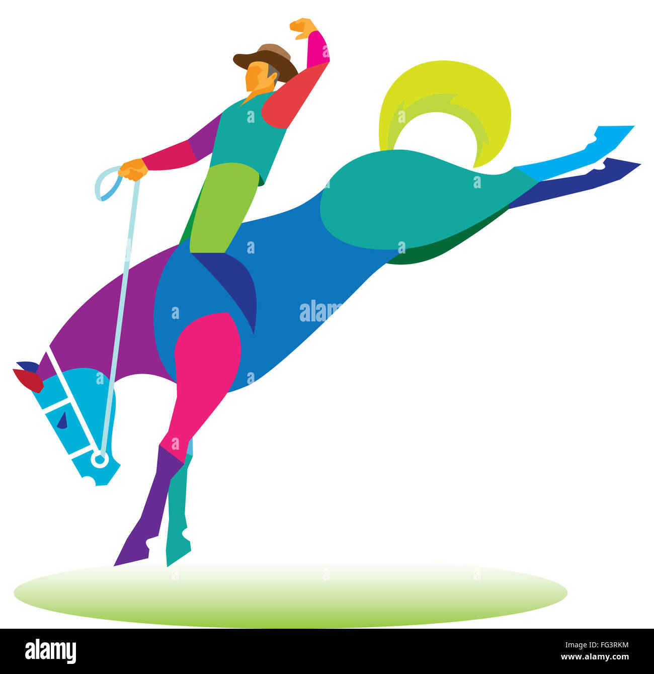 Rodeo Cowboy High Resolution Stock Photography and Images - Alamy