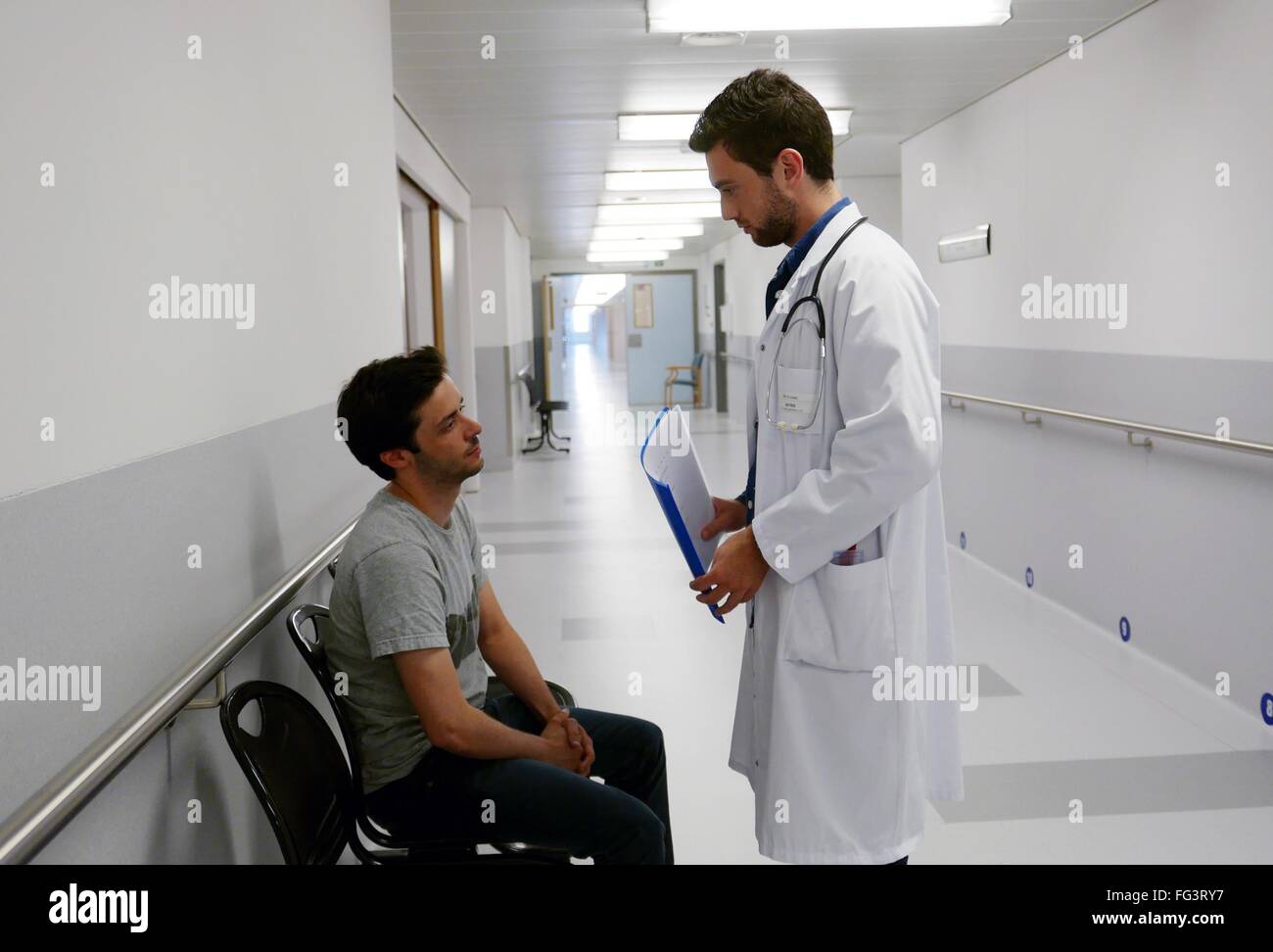 Hospital corridor patient hi-res stock photography and images - Alamy