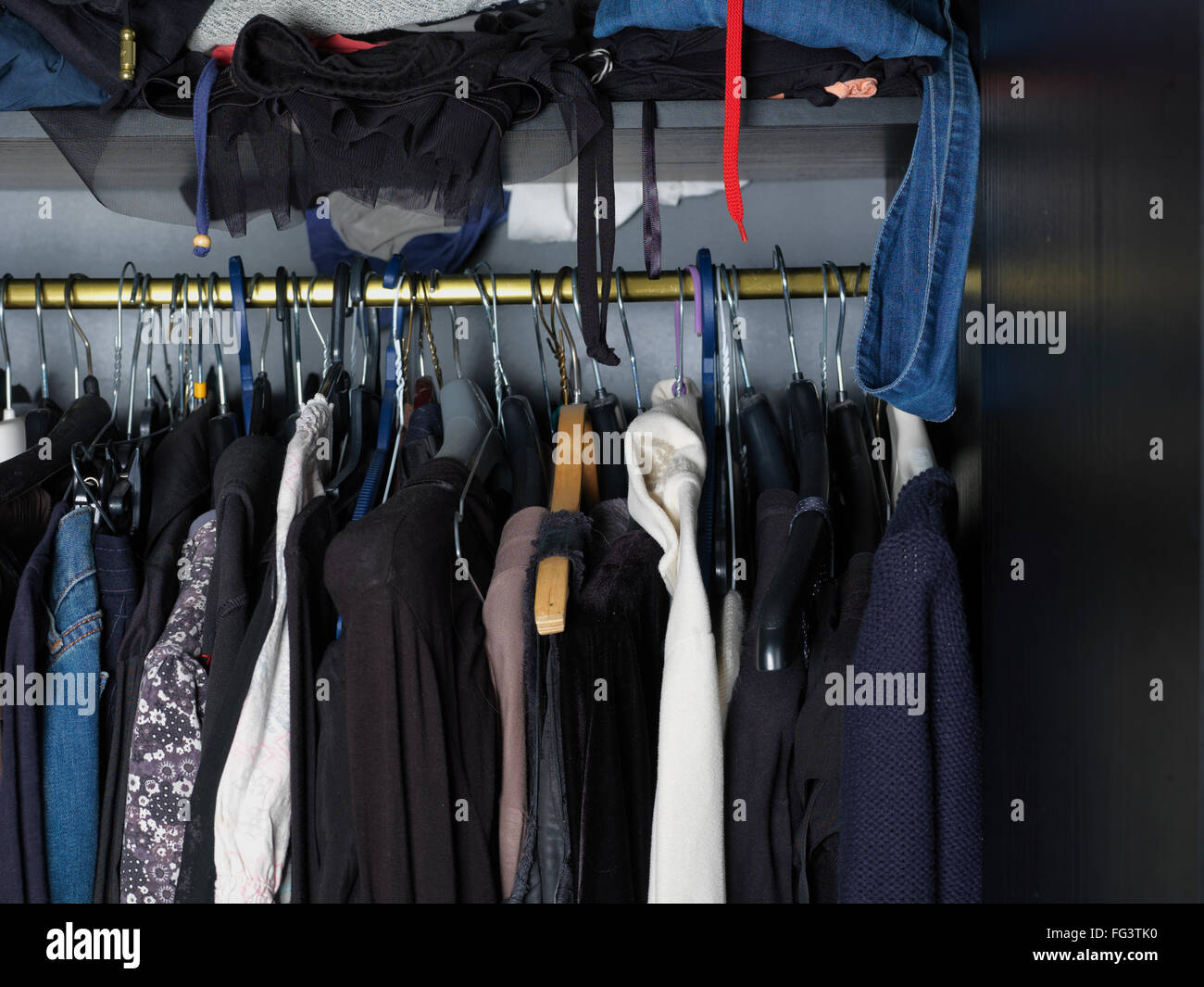 Wardrobe full of clothes hi-res stock photography and images - Alamy