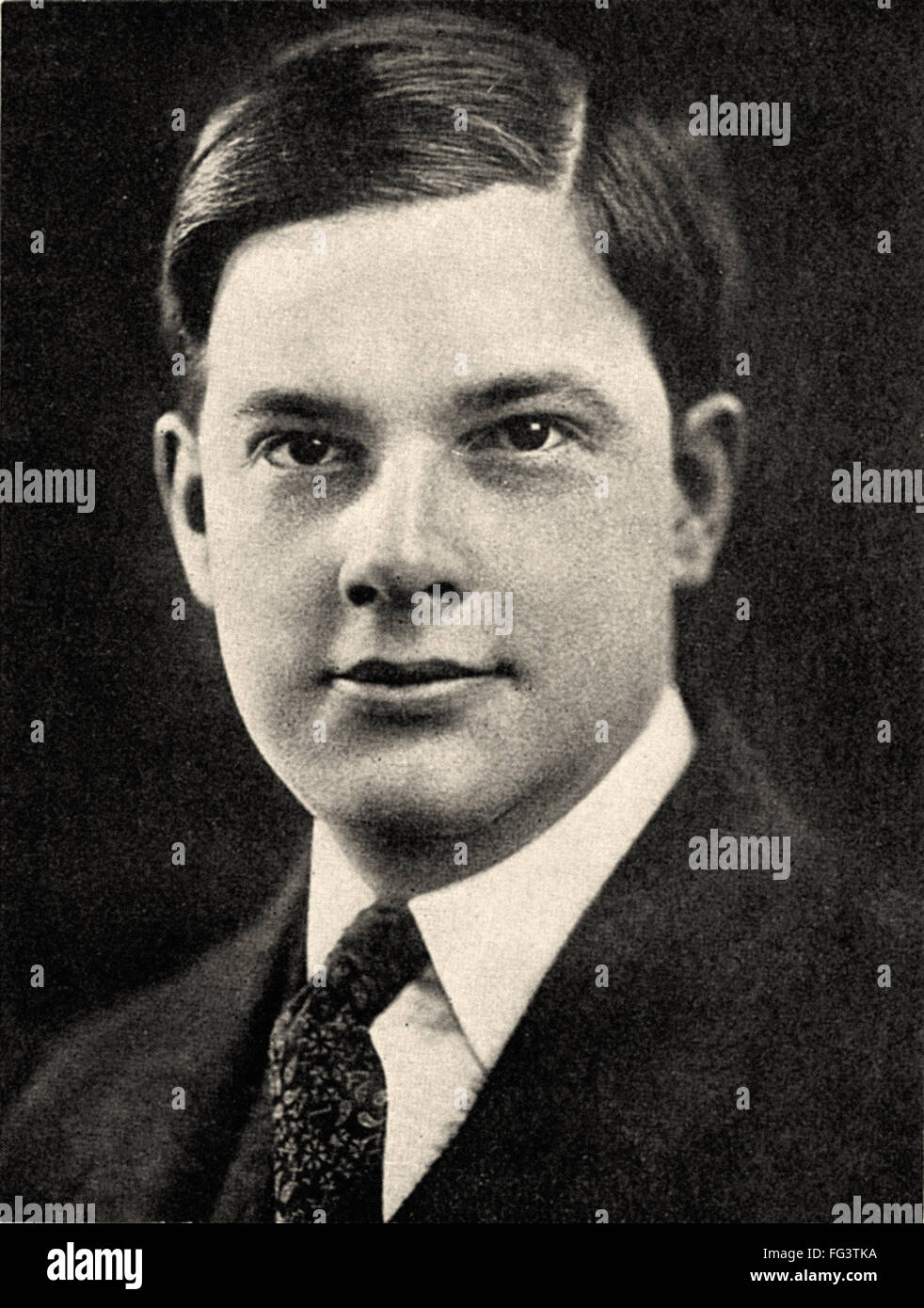 JOYCE KILMER (1886-1918). /nAmerican poet. Photograph, 1917 Stock Photo ...