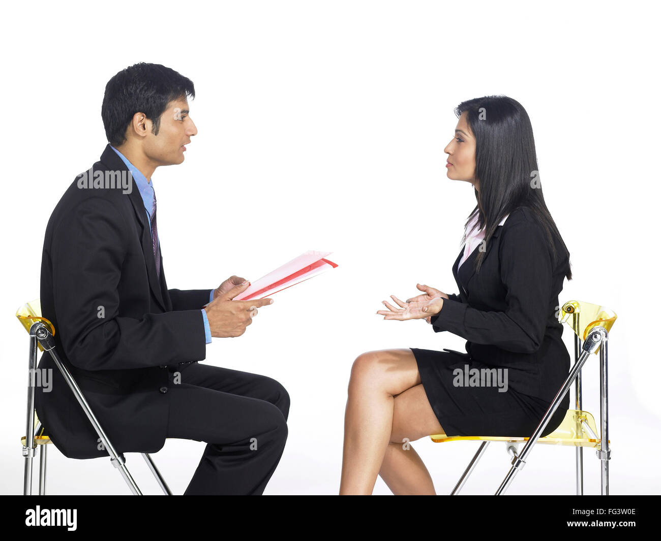 Interview shot hi-res stock photography and images - Alamy