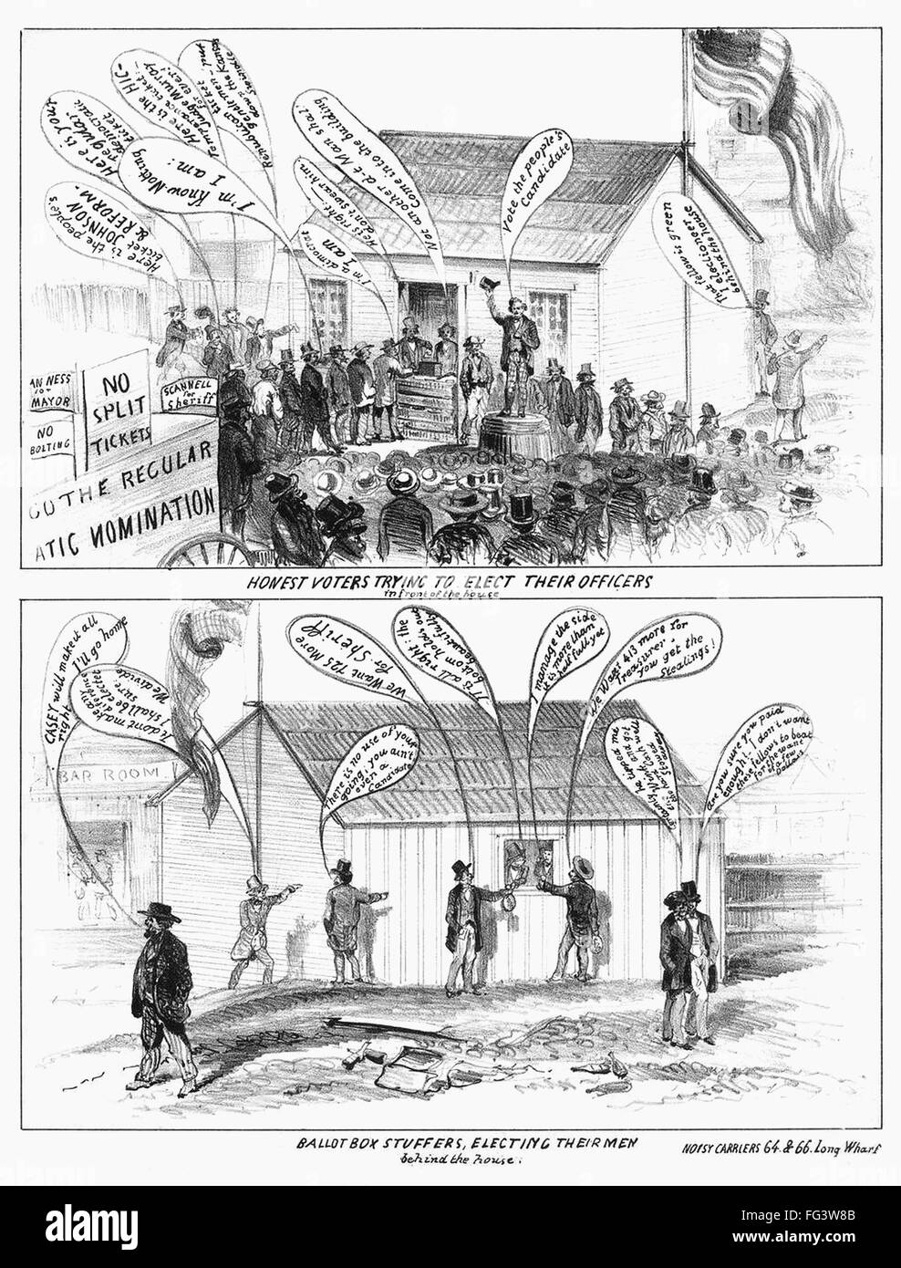 American flag front of house Black and White Stock Photos & Images - Alamy