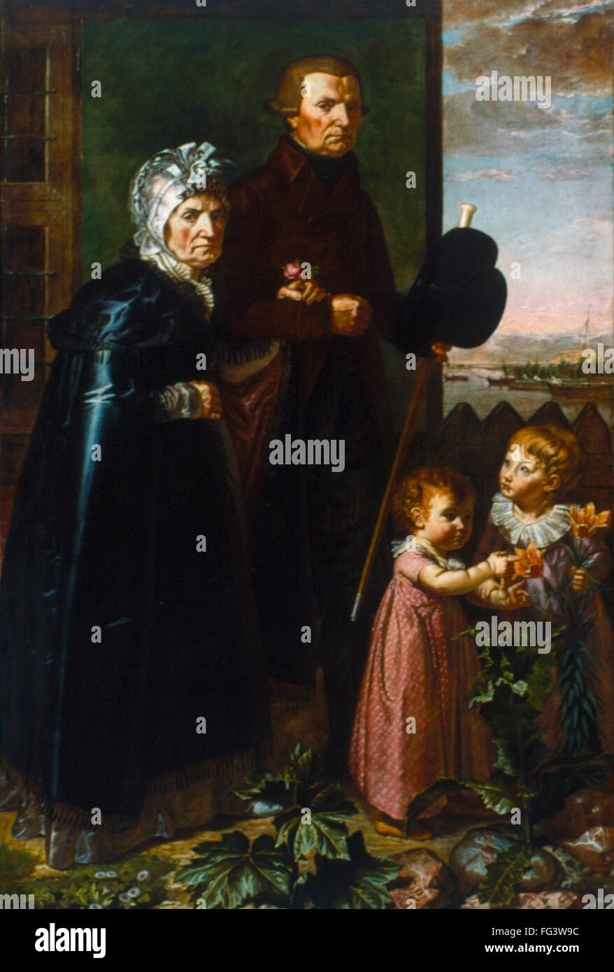 RUNGE: PARENTS, 1806. /n'The Artist's Parents.' Oil on canvas by ...