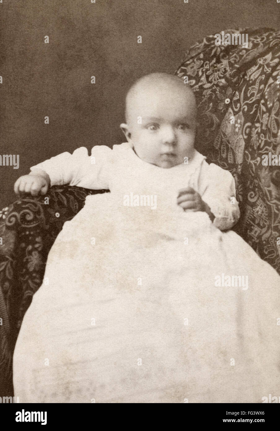 BABY, 1880. /nPortrait of a baby. Carte de visite from a photography ...