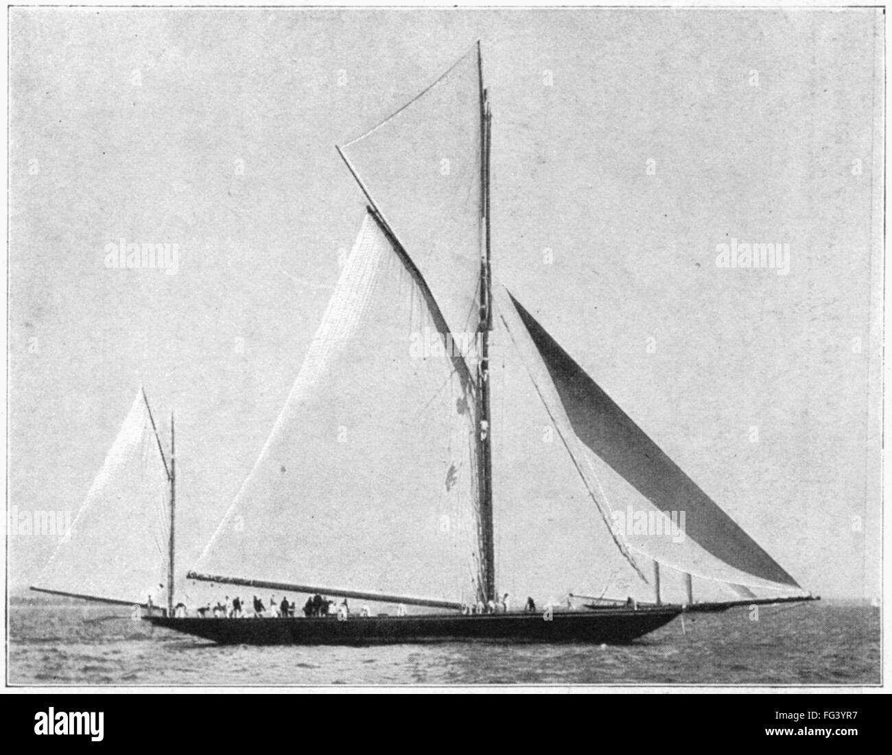 YACHT: METEOR, 1899. /nThe yacht 'Meteor,' owned by Emperor Wilhelm II ...