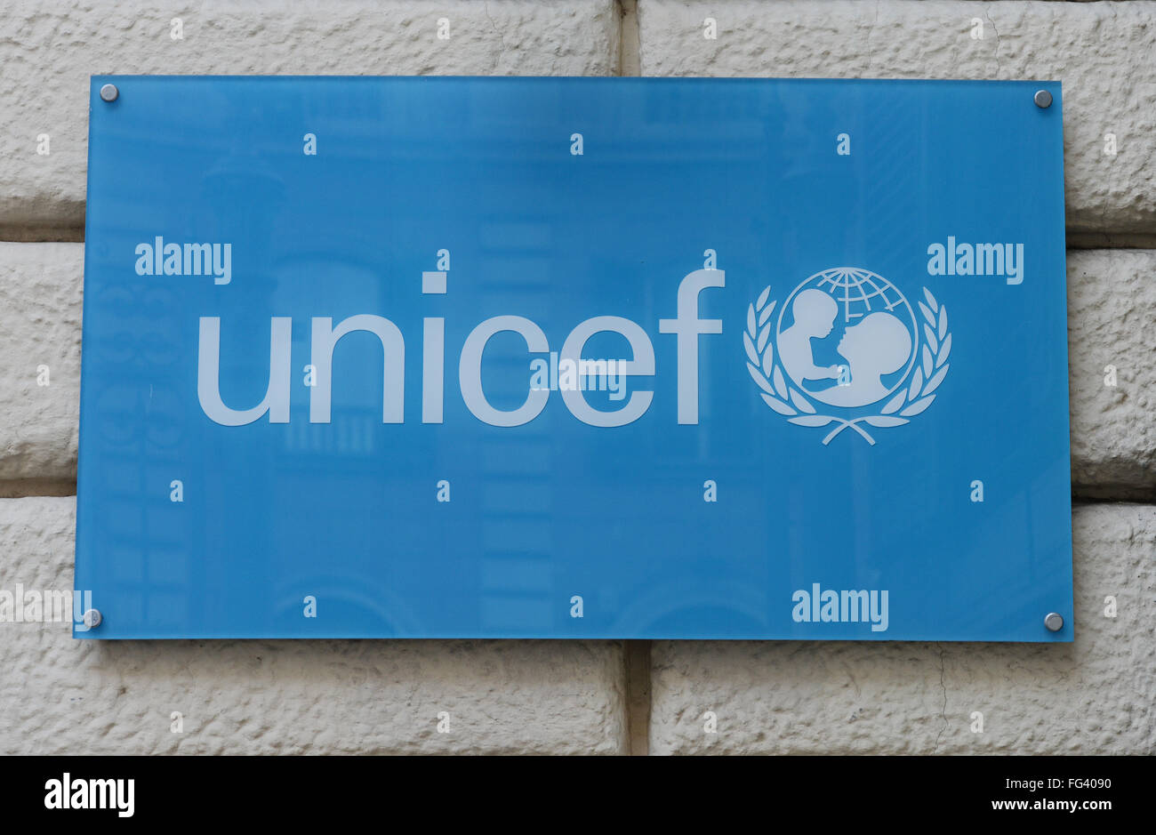 Unicef logo hi-res stock photography and images - Alamy
