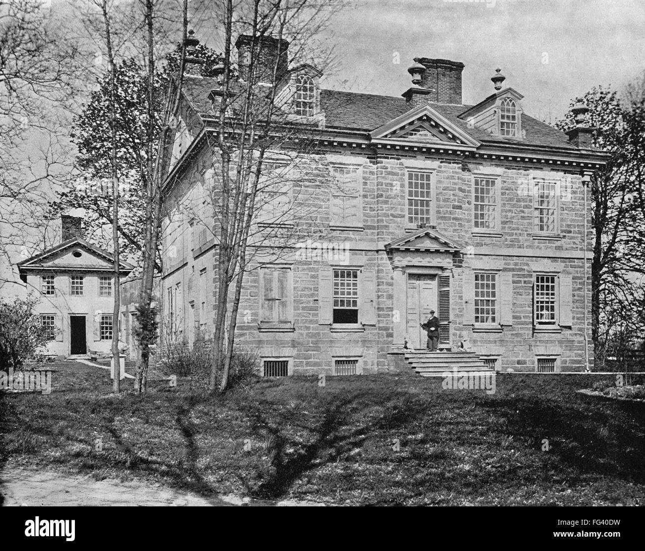 PENNSYLVANIA: MANSION, c1890. Cliveden, the Benjamin Chew House in ...