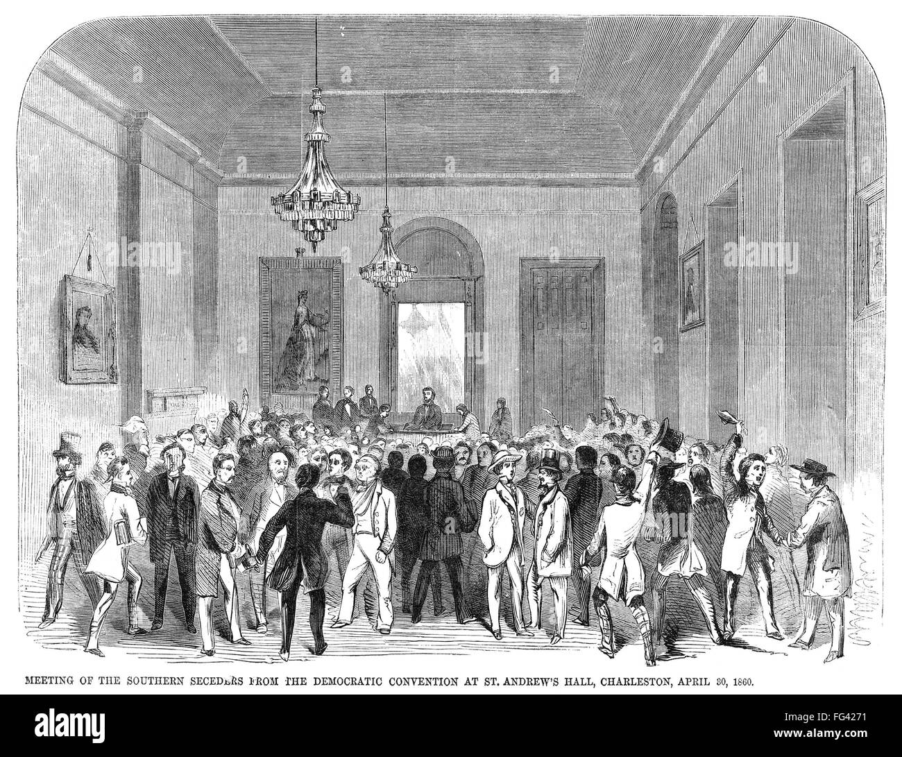 SOUTH CAROLINA: SECESSION. /nMeeting of the Southern seceeders from the ...