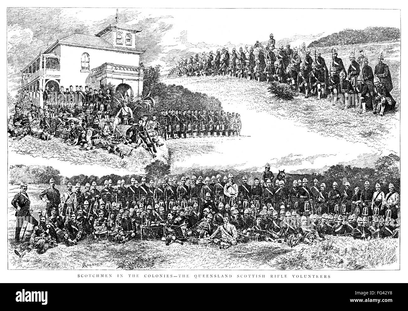 AUSTRALIA: SCOTTISH, 1887. /n'Scotsmen in the Colonies - The Queensland ...