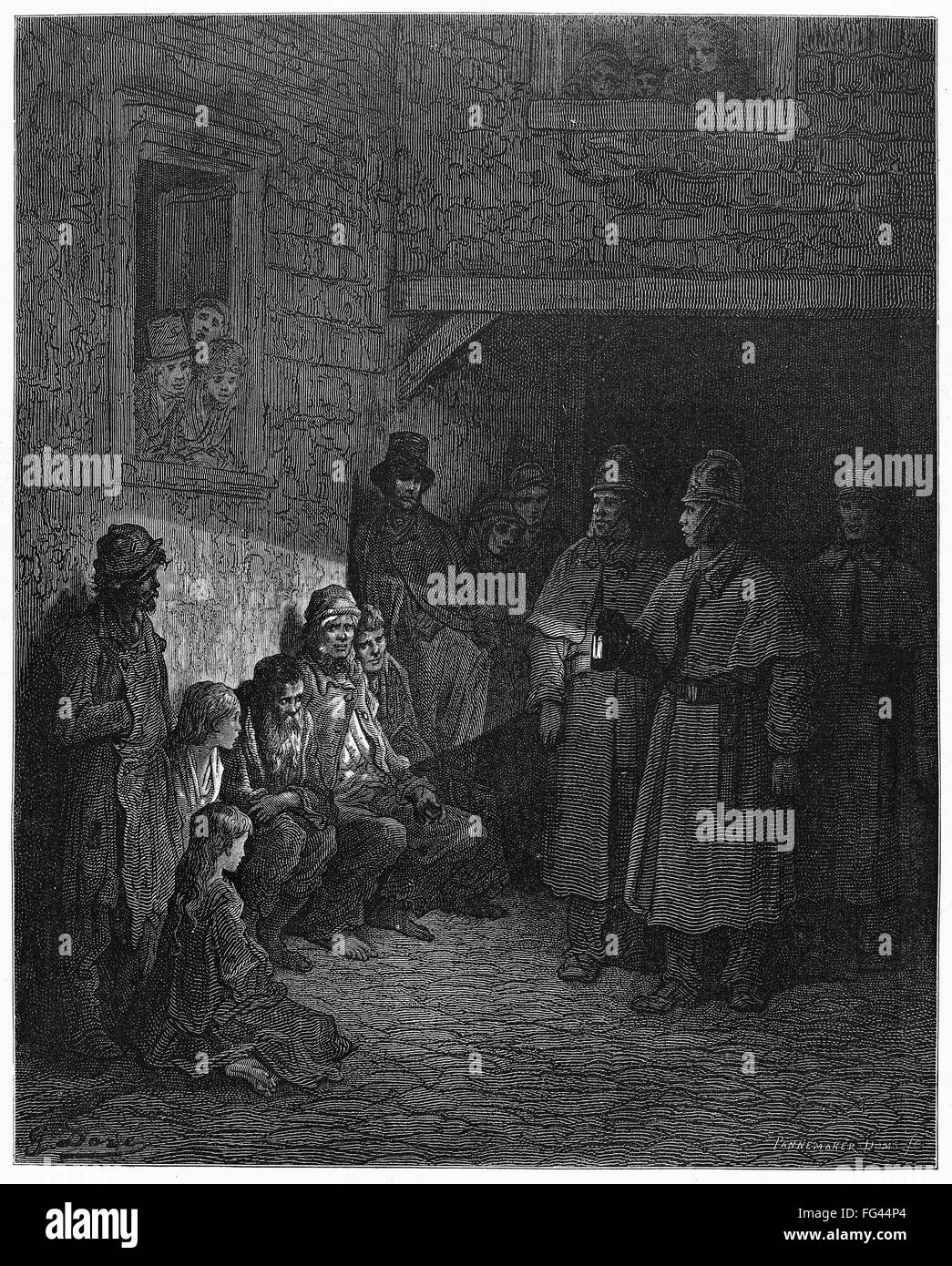 DOR╔: LONDON, 1872. /n'The Fly-Paper Merchant.' Wood engraving after ...