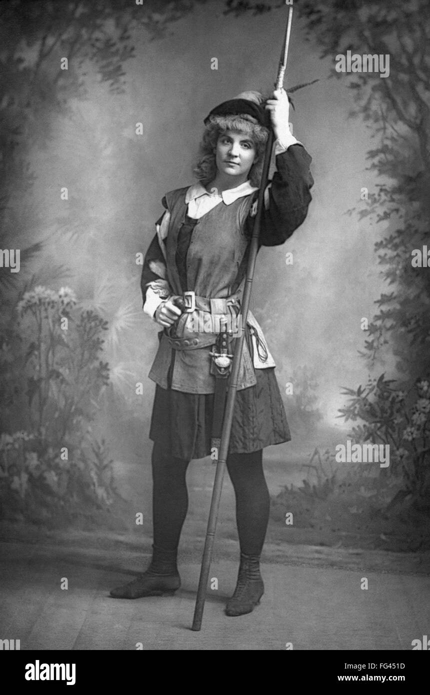 ADA REHAN (1857-1916). /nAmerican (Irish-born) actress. As Rosalind in ...