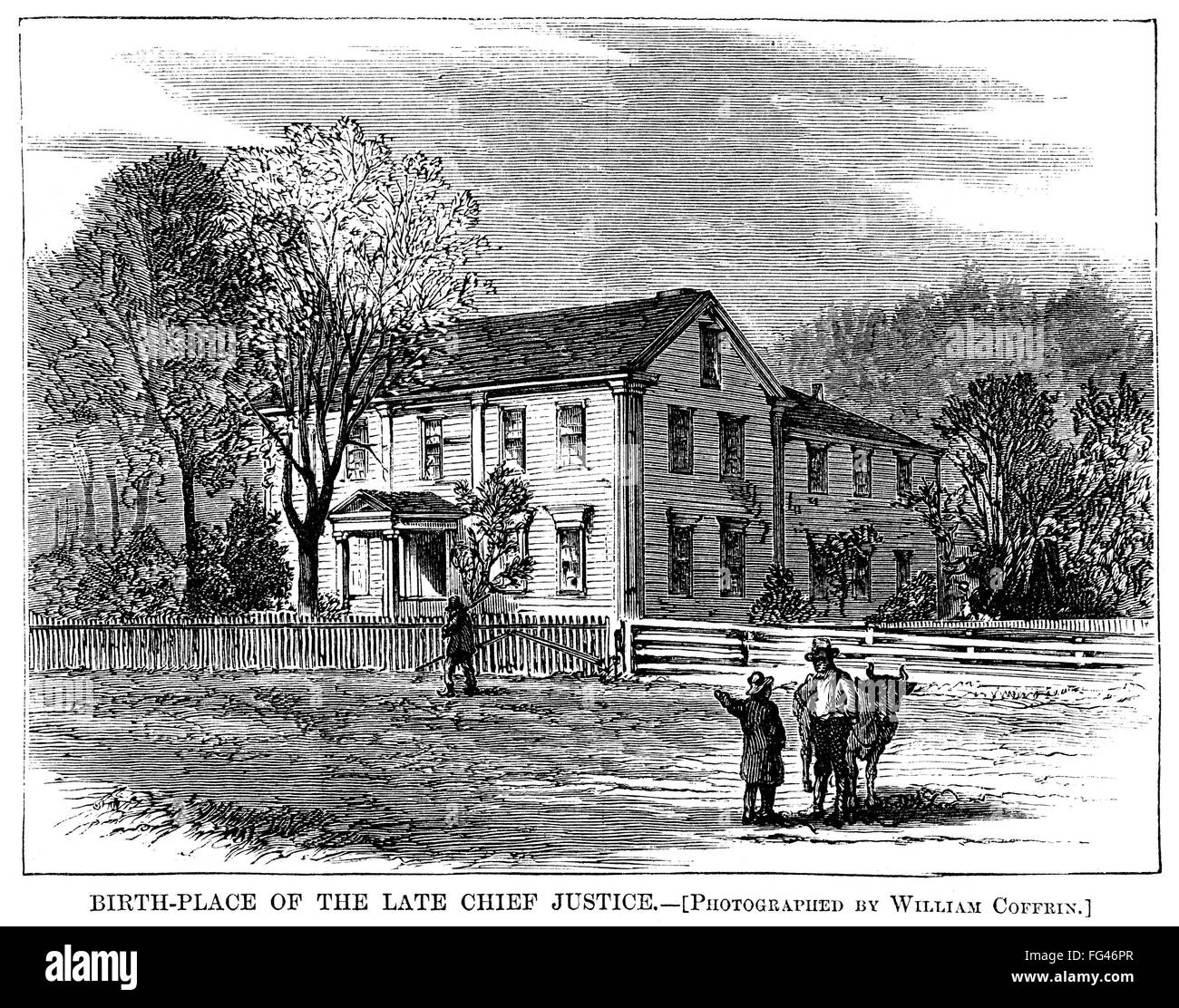 SALMON PORTLAND CHASE /n(1808-1873). Chief Justice of the United States ...