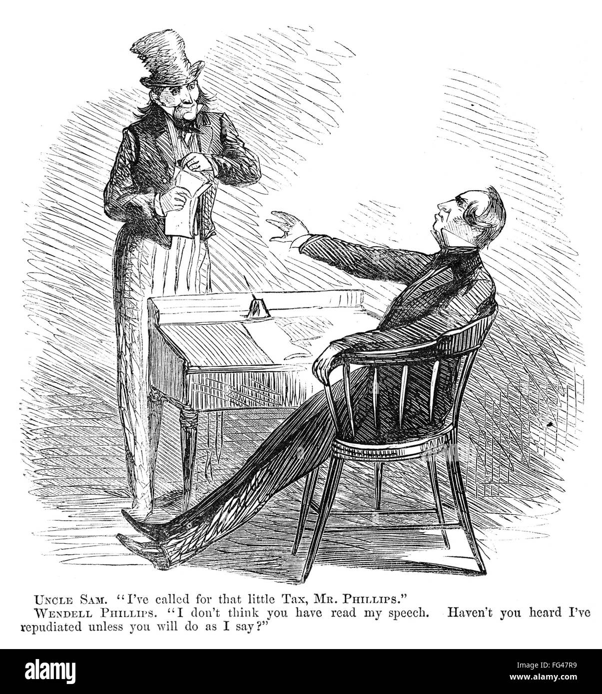 WENDELL PHILLIPS (1811-1884). /nAmerican abolitionist and reformer ...