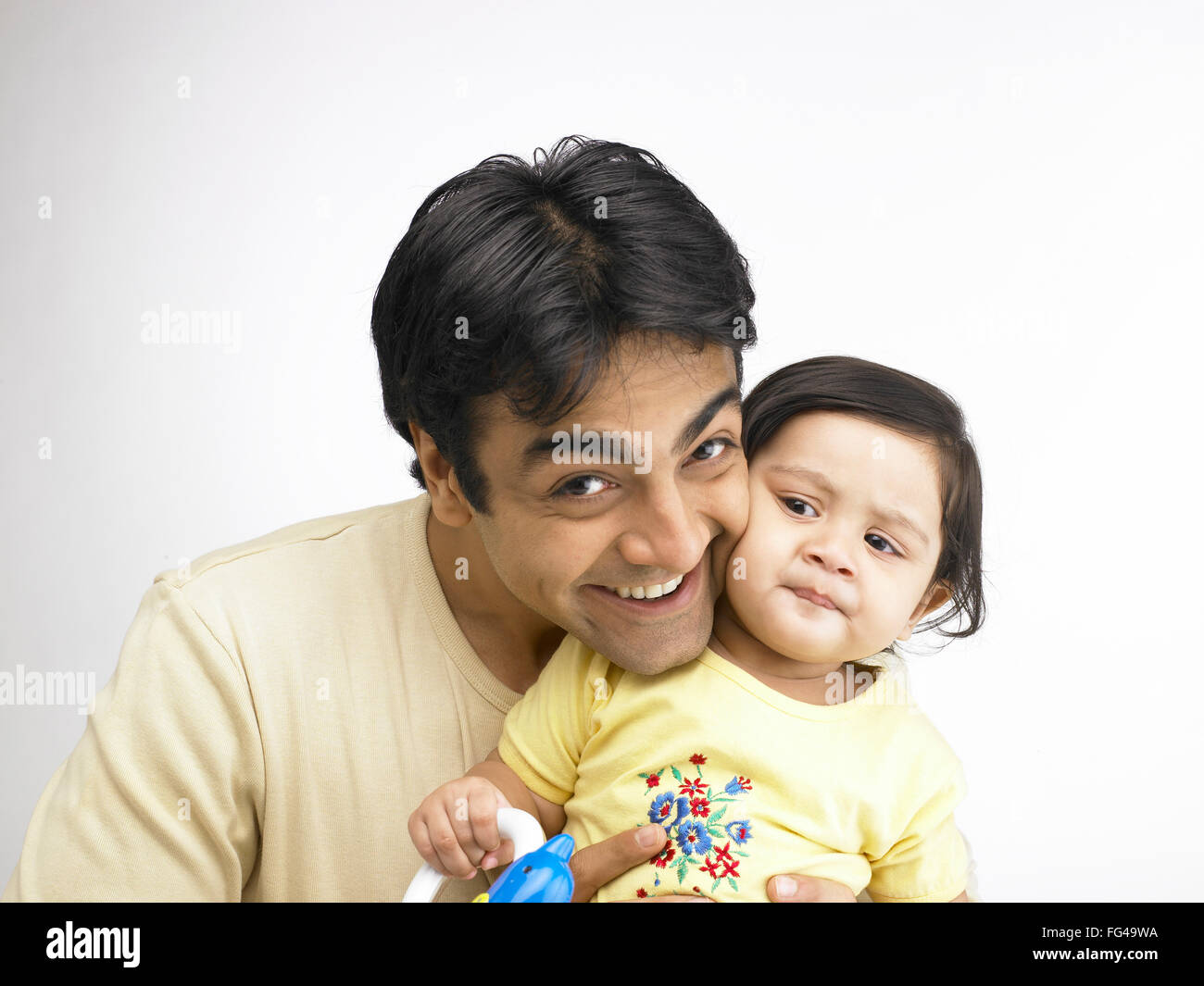 man baby, father daughter, Indian father child, MR#702O&702A Stock ...