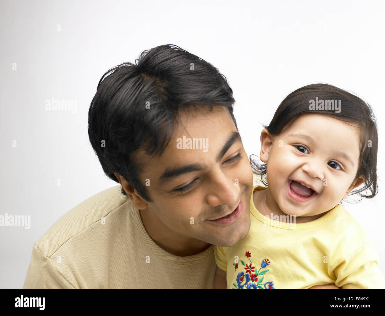 man baby, father daughter, Indian father child, MR#702O&702A Stock ...