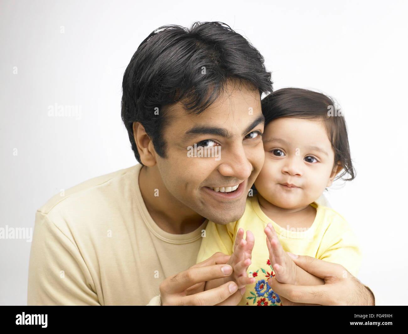 man baby, father daughter, Indian father child, MR#702O&702A Stock ...