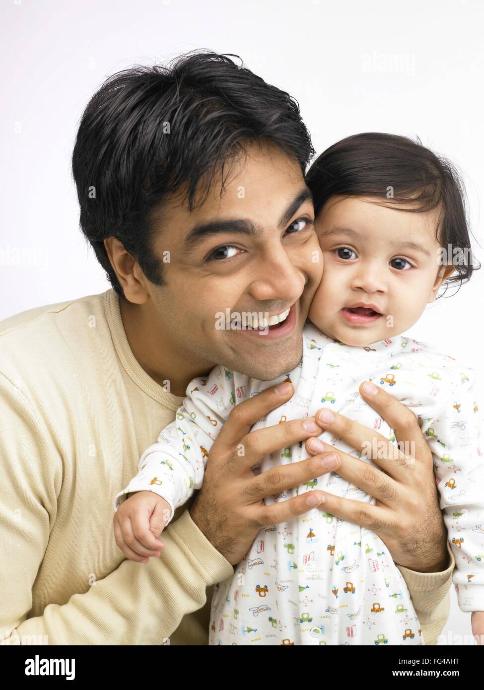 man baby, father daughter, Indian father child, MR#702O&702A Stock ...