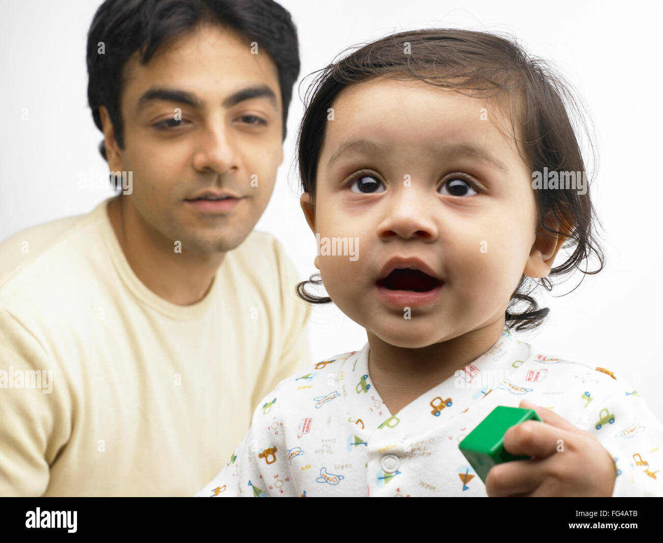 man baby, father daughter, Indian father child, MR#702O&702A Stock ...