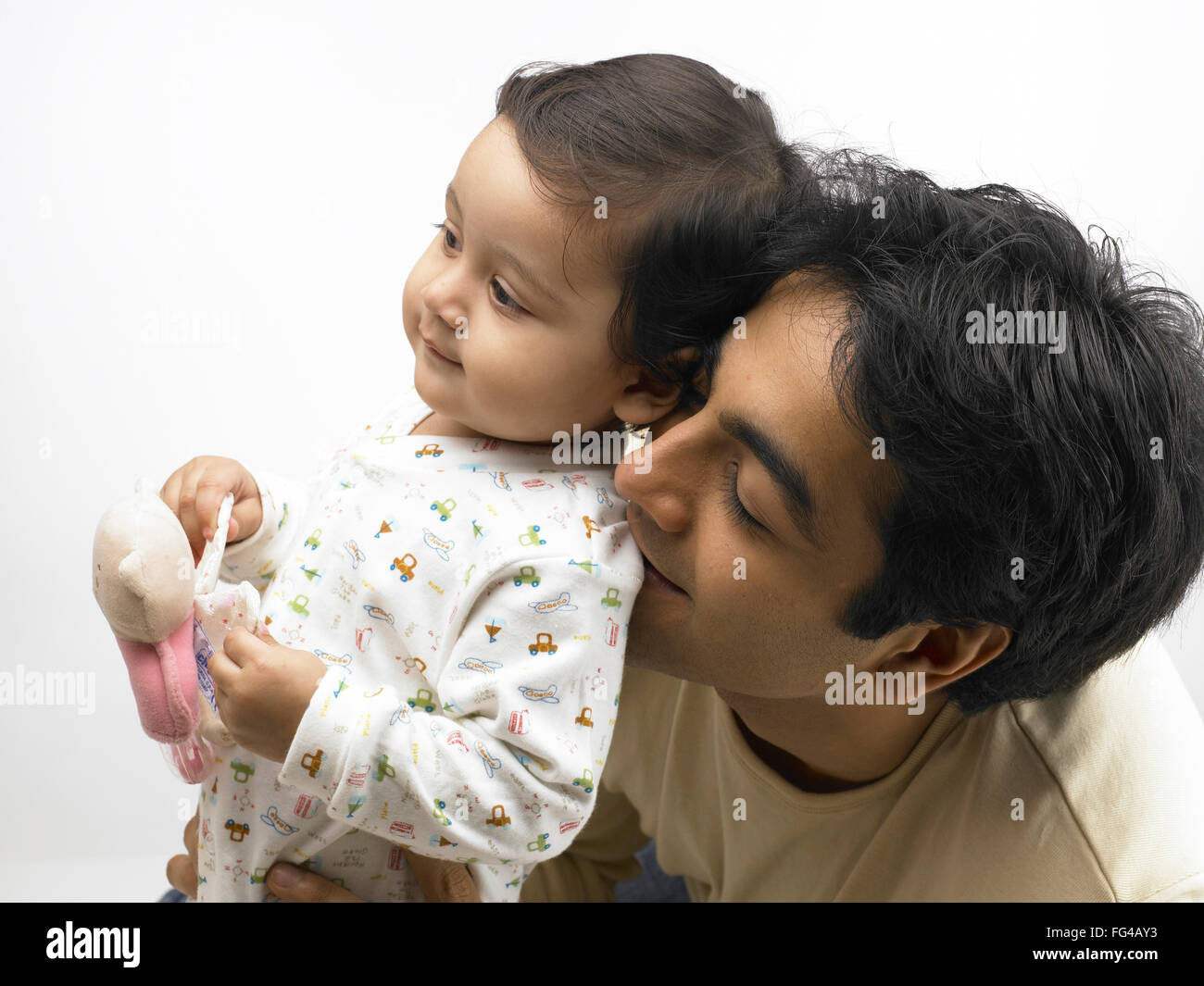 man baby, father daughter, Indian father child, MR#702O&702A Stock ...