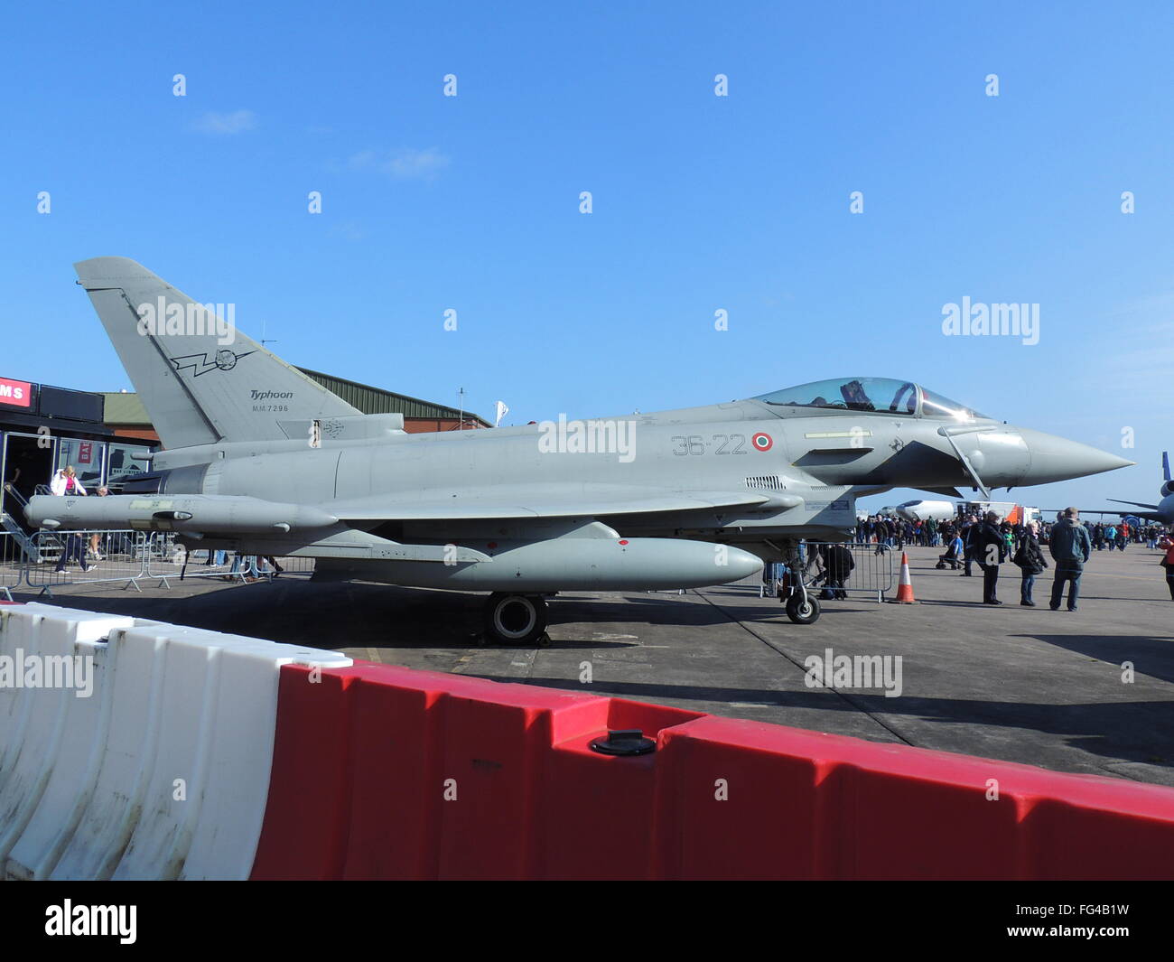 MM7296, a Eurofighter F-2000A Typhoon of the Italian Air Force, on ...
