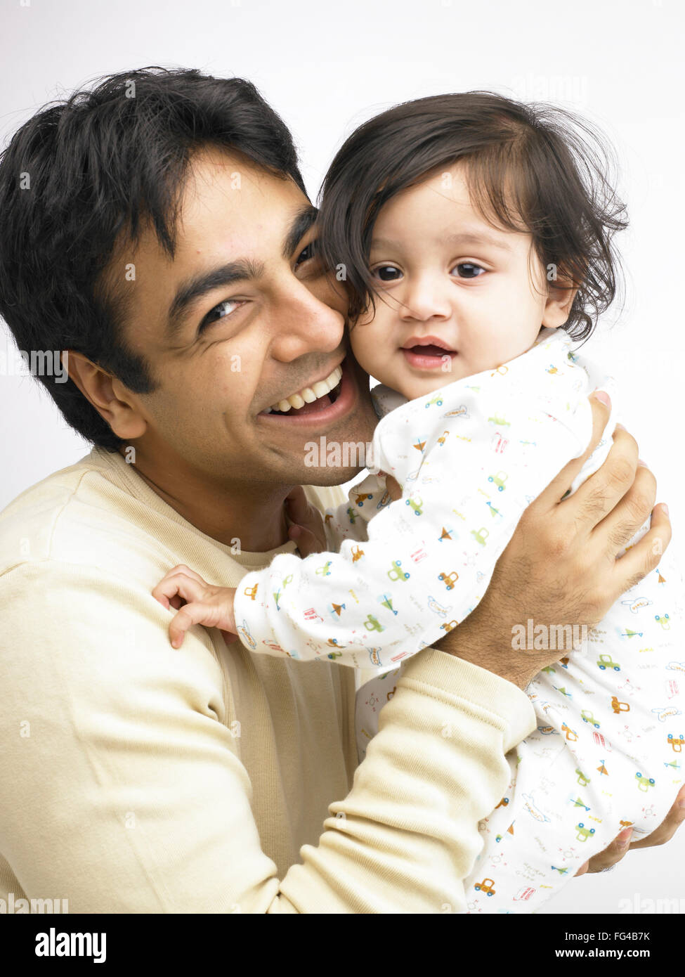 man baby, father daughter, Indian father child, MR#702O&702A Stock ...