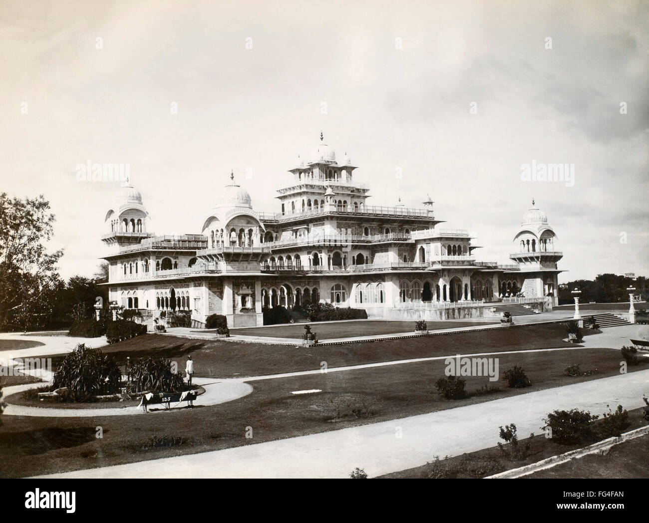 INDIA: ARCHITECTURE. /nA building in India during British colonial rule ...