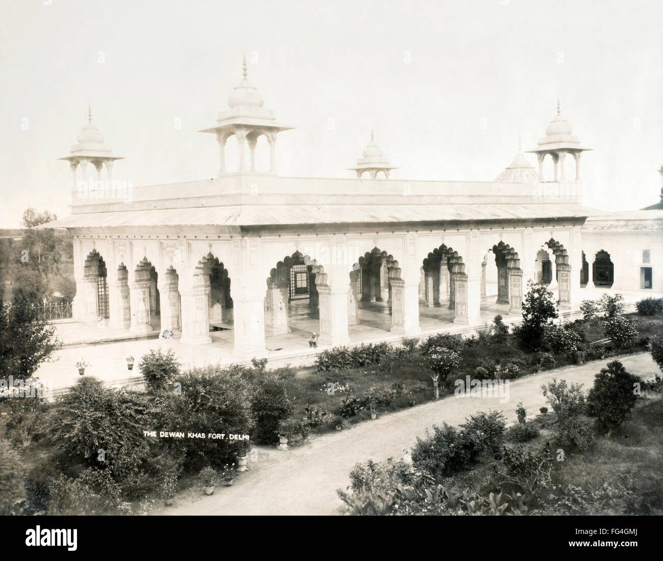 INDIA: DELHI, RED FORT. /nThe Diwan-i Khas, or Hall of Private Audience ...