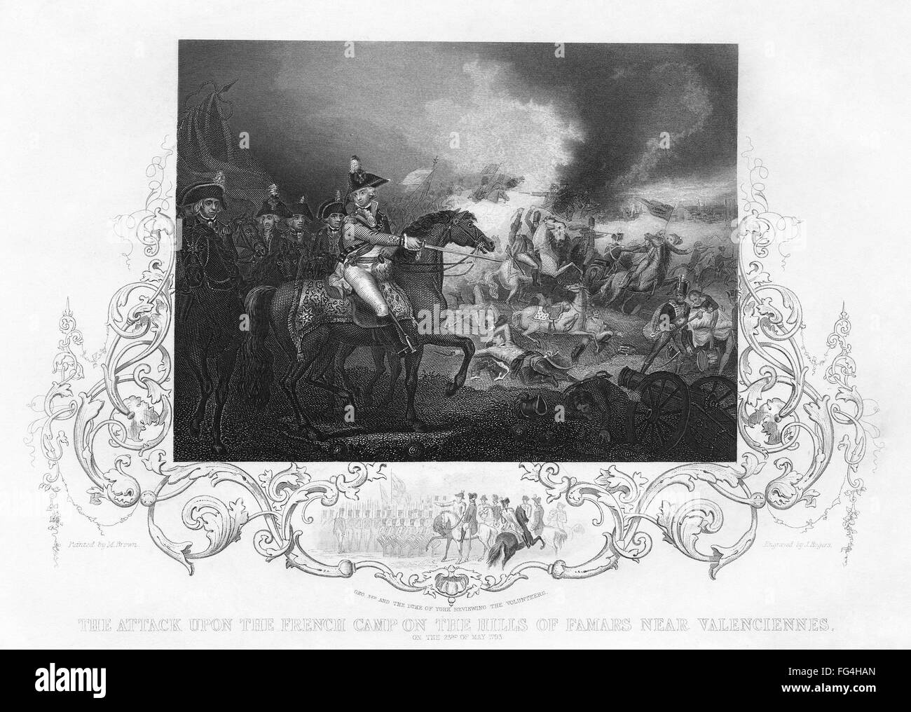 BATTLE OF FAMARS, 1793. /nThe Battle of Famars, near Valenciennes ...